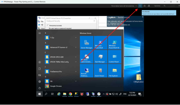 How to Change the LogMeIn Control Panel Resolution